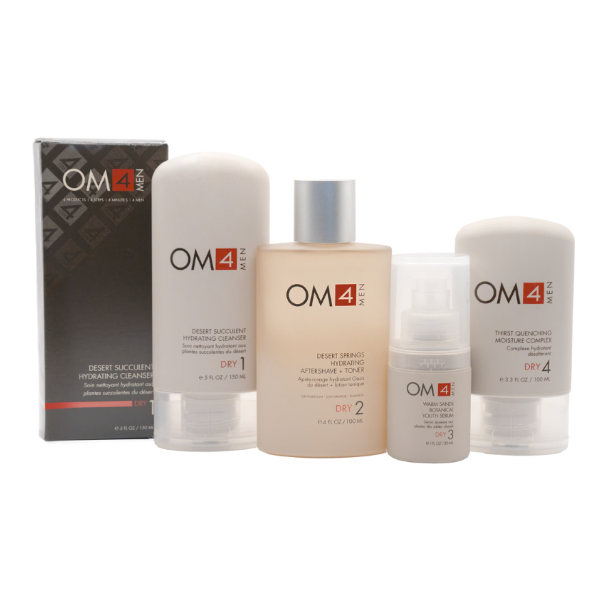 Organic Male OM4 Dry 4-Step RegiMEN – OM4 Organic Male