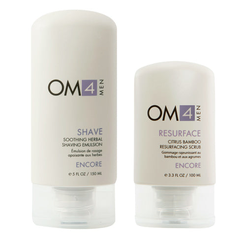 SHAVE + RESURFACE Grooming Duo – OM4 Organic Male